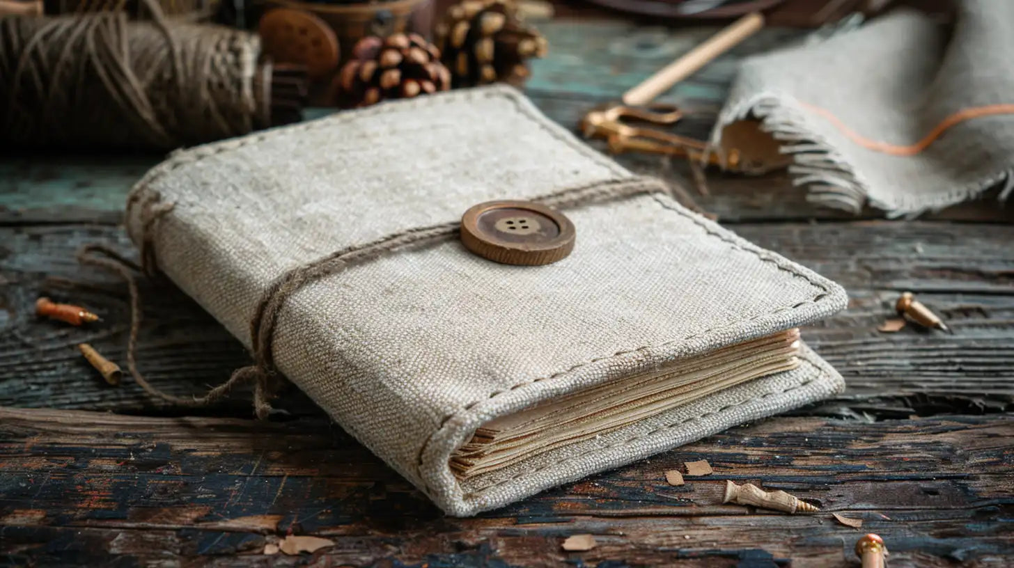 DIY Linen Book Cover: Stylish Fabric Book Covers