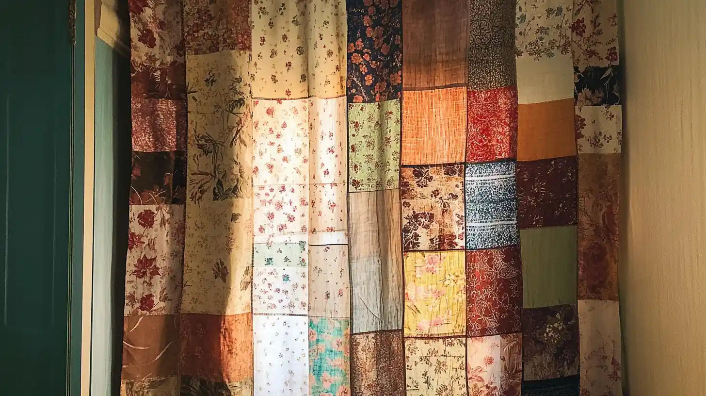 Patchwork Curtains Loong Patchwork Curtains – Loom And Mill