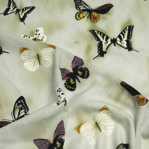 Beautiful Butterfly Fabric By the Yard - Longan Craft