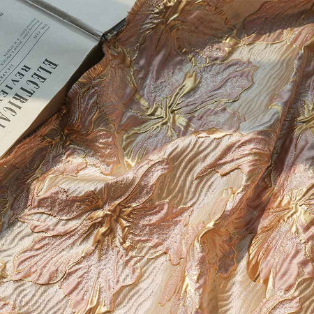 Best Brocade Fabric By the Yard for Sewing - Longan Craft
