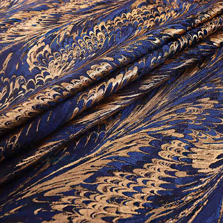 Peacock Fabric By The Yard For Garment-Longancraft