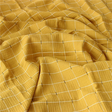 Comfortable Double Gauze Fabric By the Yard - Longan Craft