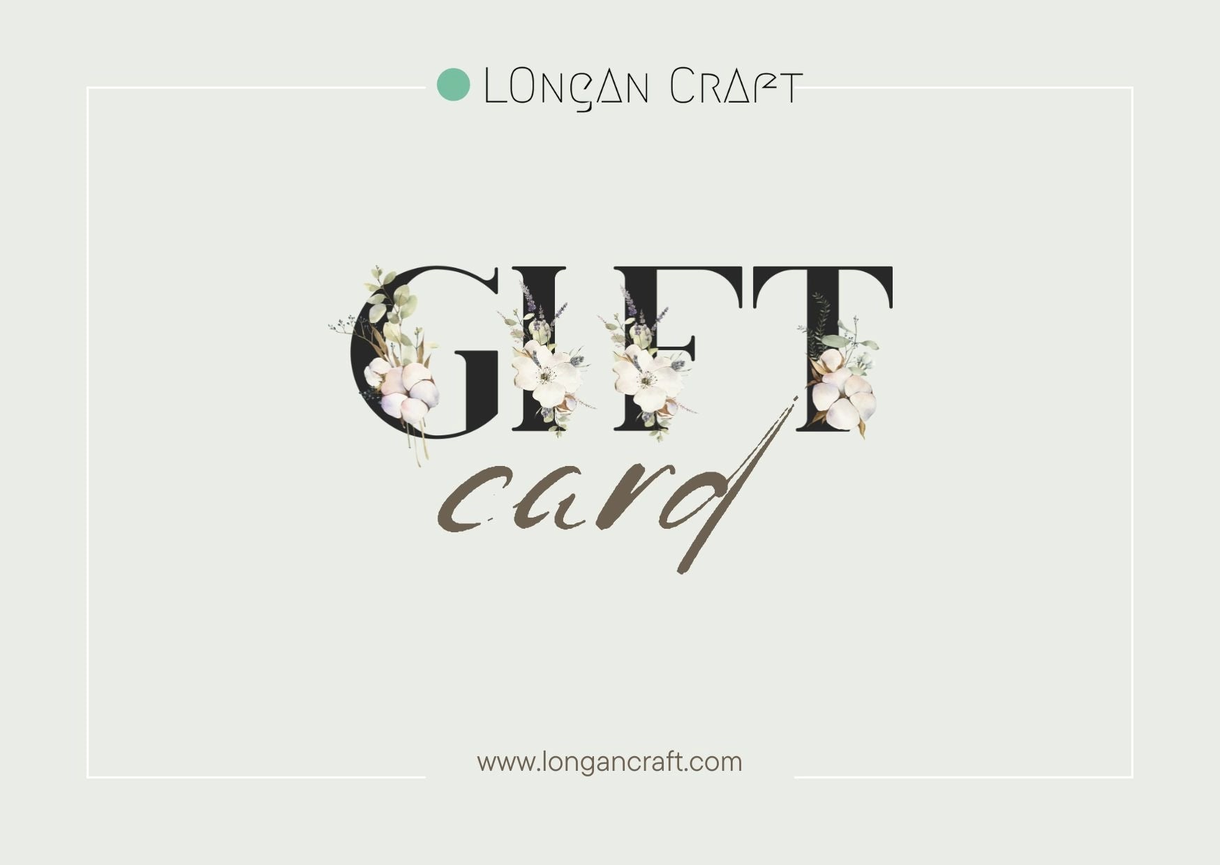 Longan Craft Gift Card (Digital)
