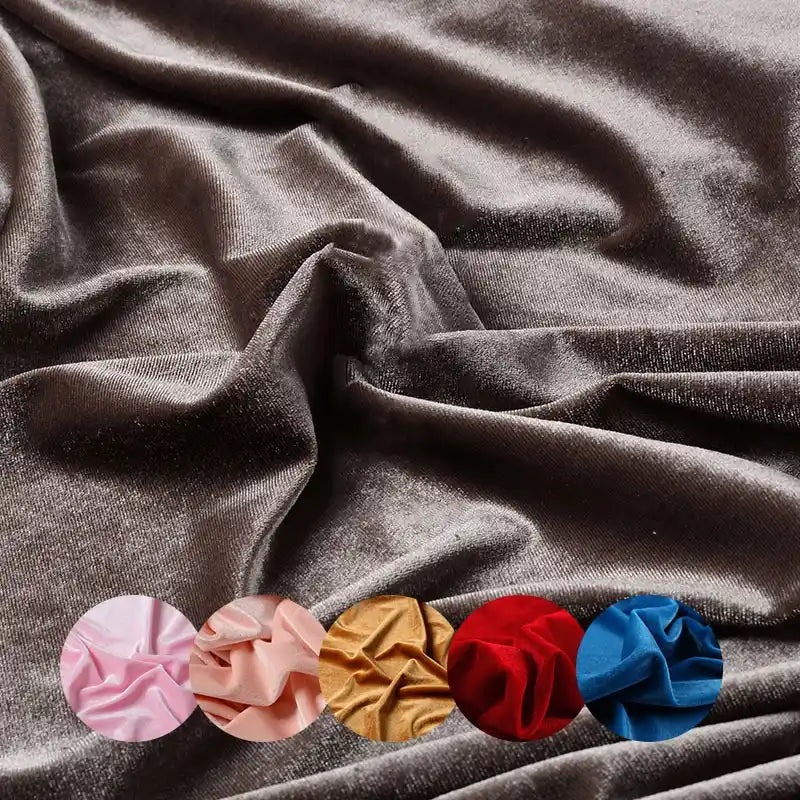 Drapery Velvet Fabric By the Yard For Sewing and Upholstery