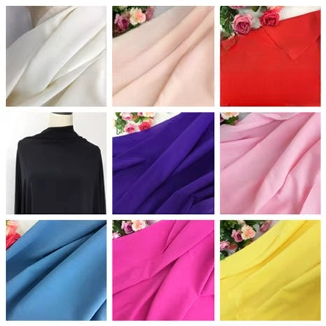 Stretch Chiffon Fabric By The Yard|Chiffon Material Strechy